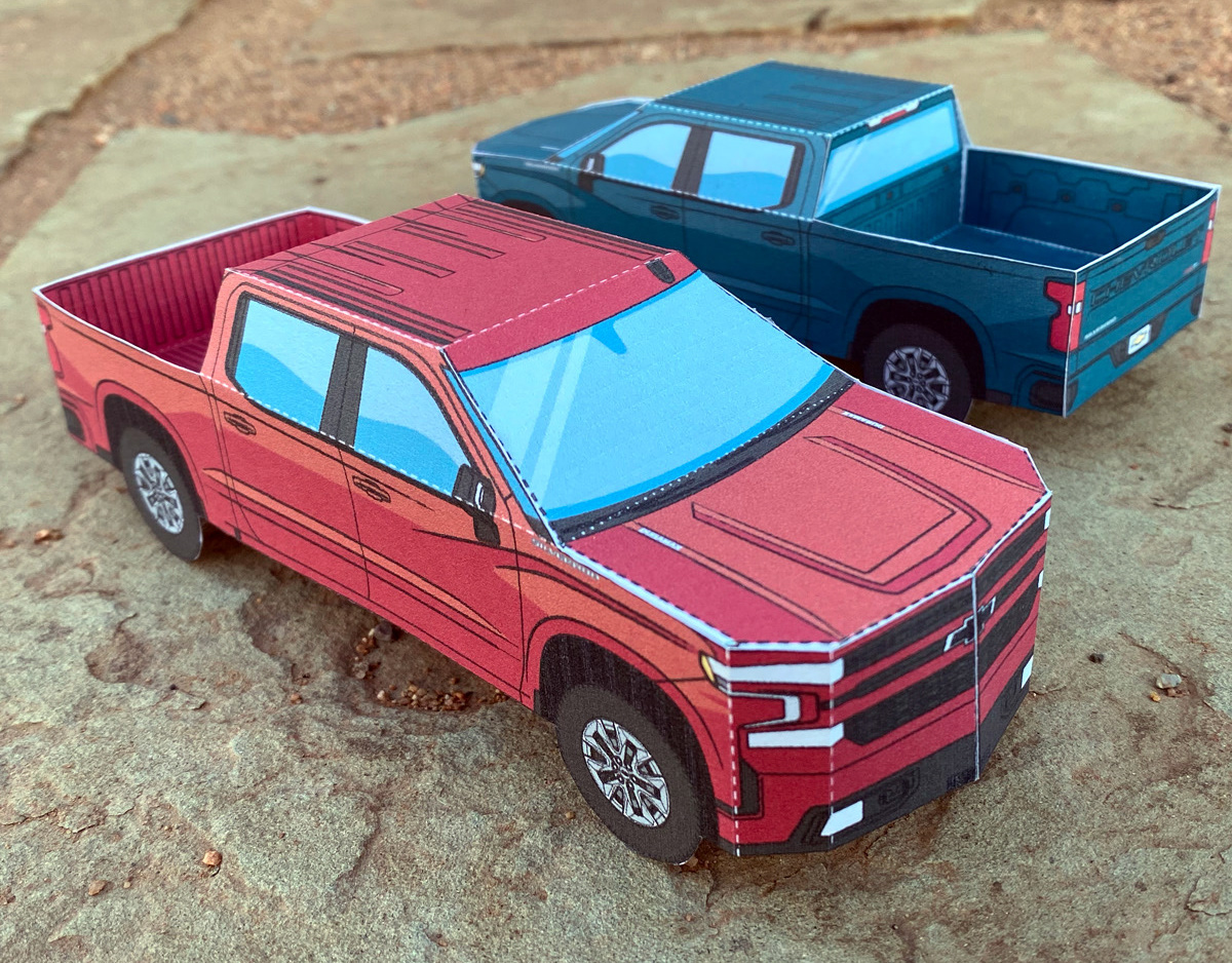 Chris Philpot - Chevy Silverado Paper Craft