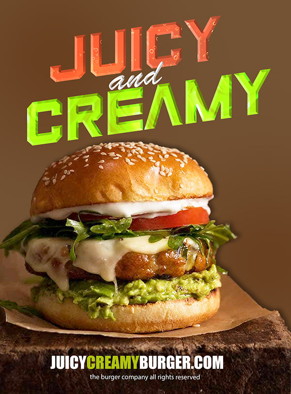 Nigel Hilton Designs - Burger Poster Ad Design