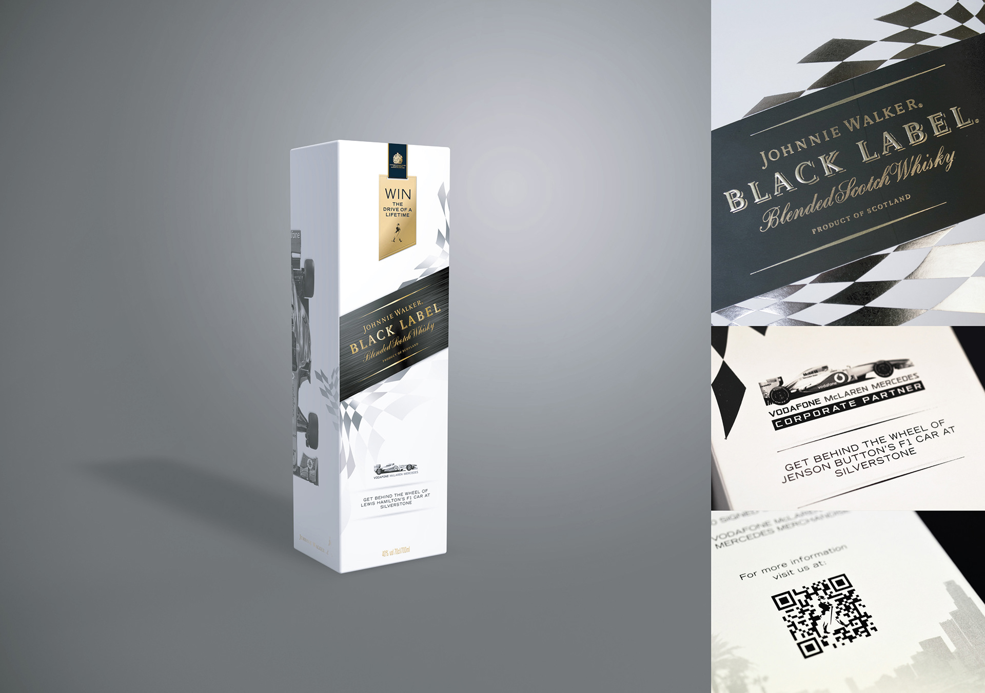 Lee Burns Design - Johnnie Walker Black Label F1 Limited Edition Packaging