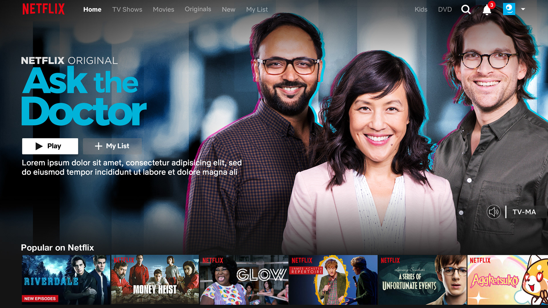 Cutter Cutshaw Design - Ask The Doctor - Netflix