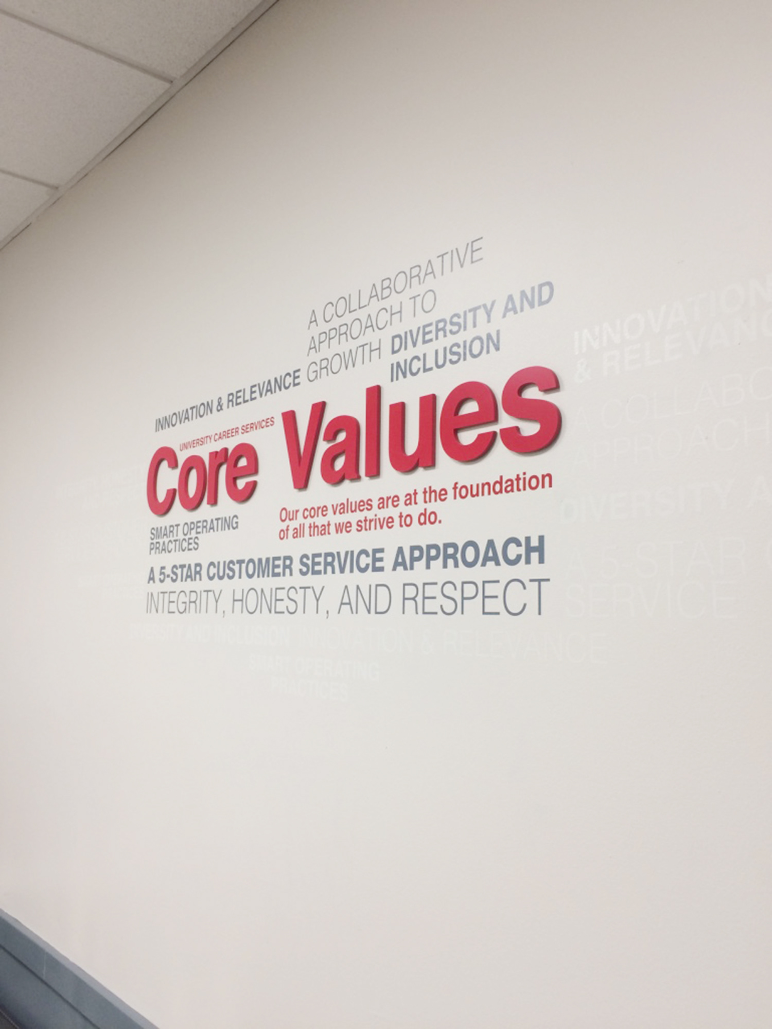 Larry Worthey - Core Values Display