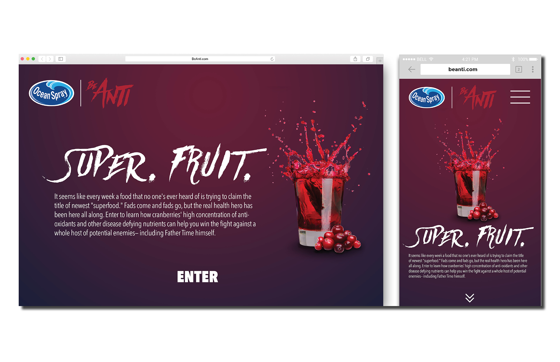 erik russell - Ocean Spray Ad Campaign NSAC 2018