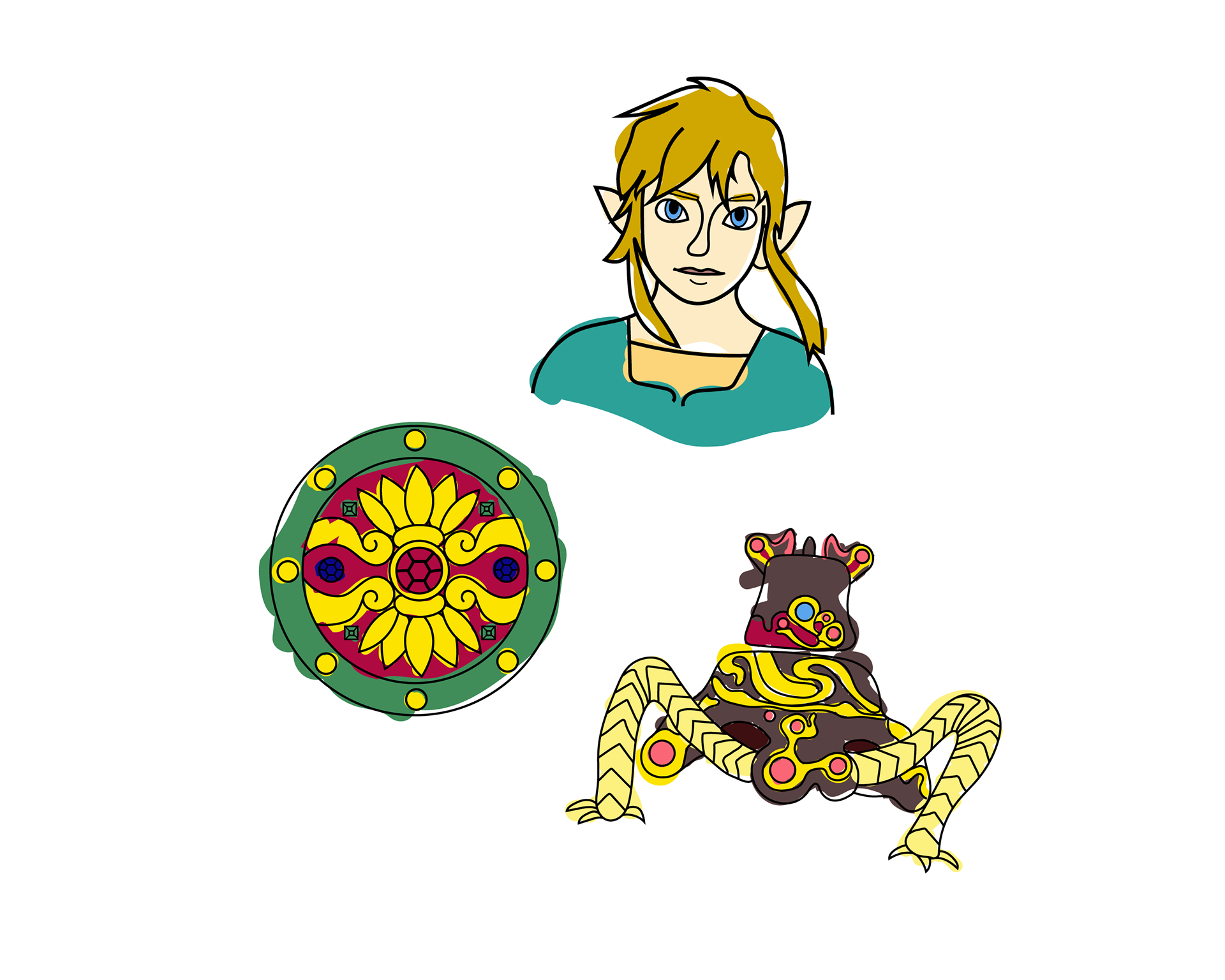 Teianna MItchell - Zelda BOTW Sticker Pack