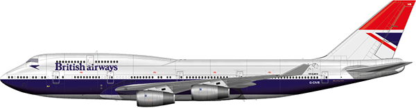 Glyn Chadwick - Boeing 747-436 in British Airways Negus Livery