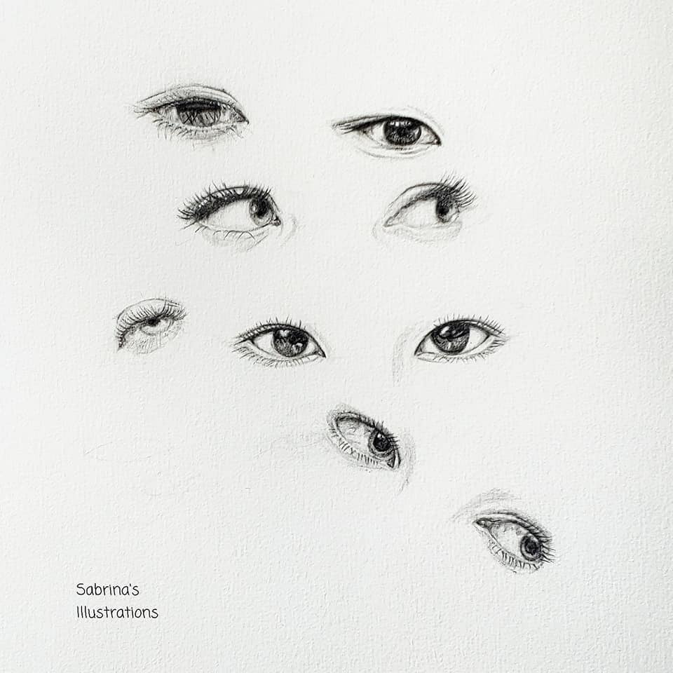 Sabrina's Illustrations - Eye Studies