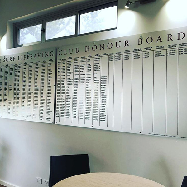 Aspiration Graphics - HONOUR BOARDS