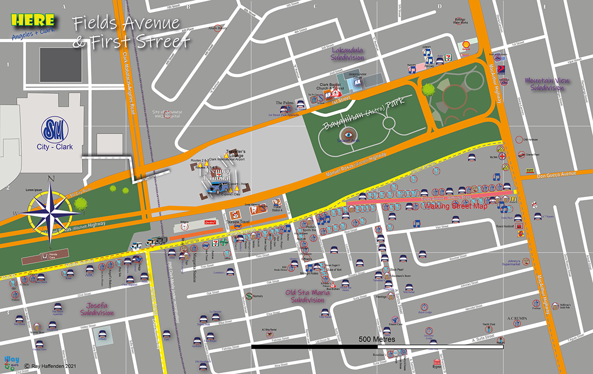 Angeles City Maps - Friendship