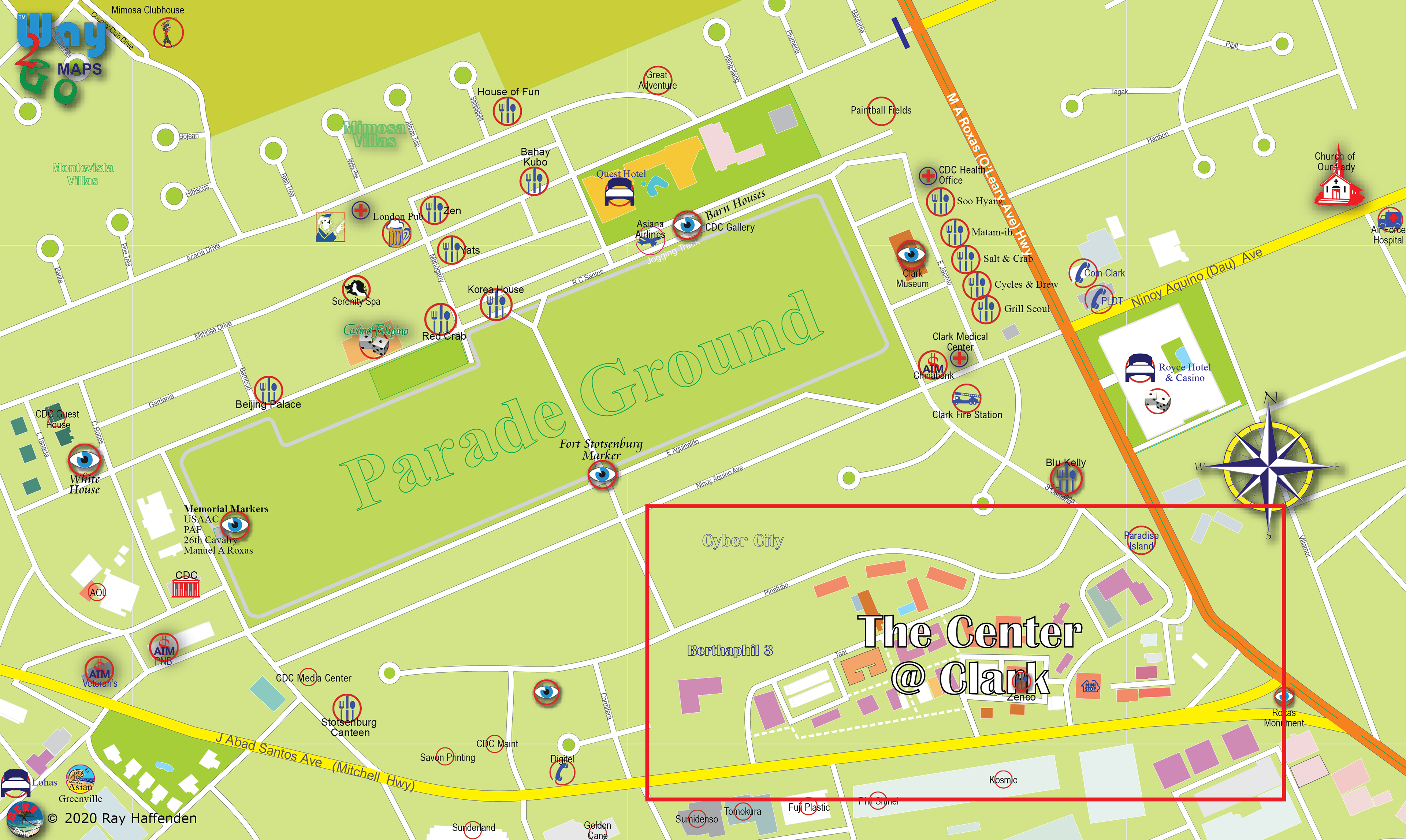 Angeles City Maps - Parade Ground
