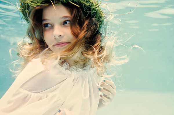 Elena Kalis Underwater Photography - Portrait of a Girl