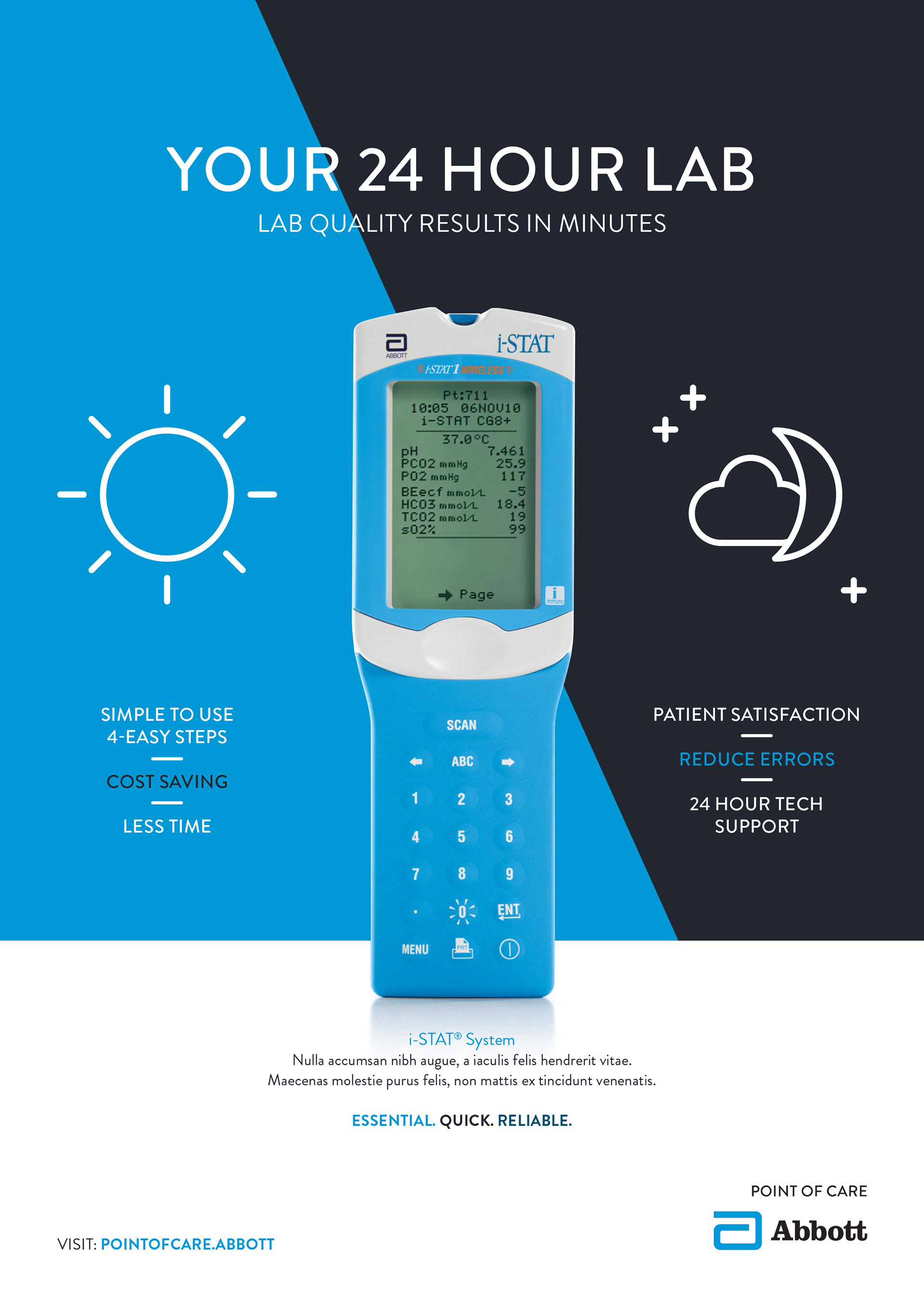 Chi Weng Kan – Freelance Creative - Pitch Concepts: Abbott iSTAT