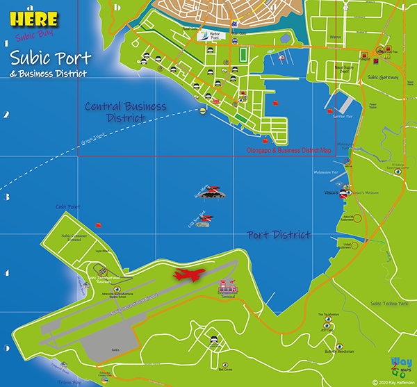 Subic Bay Maps - Port District