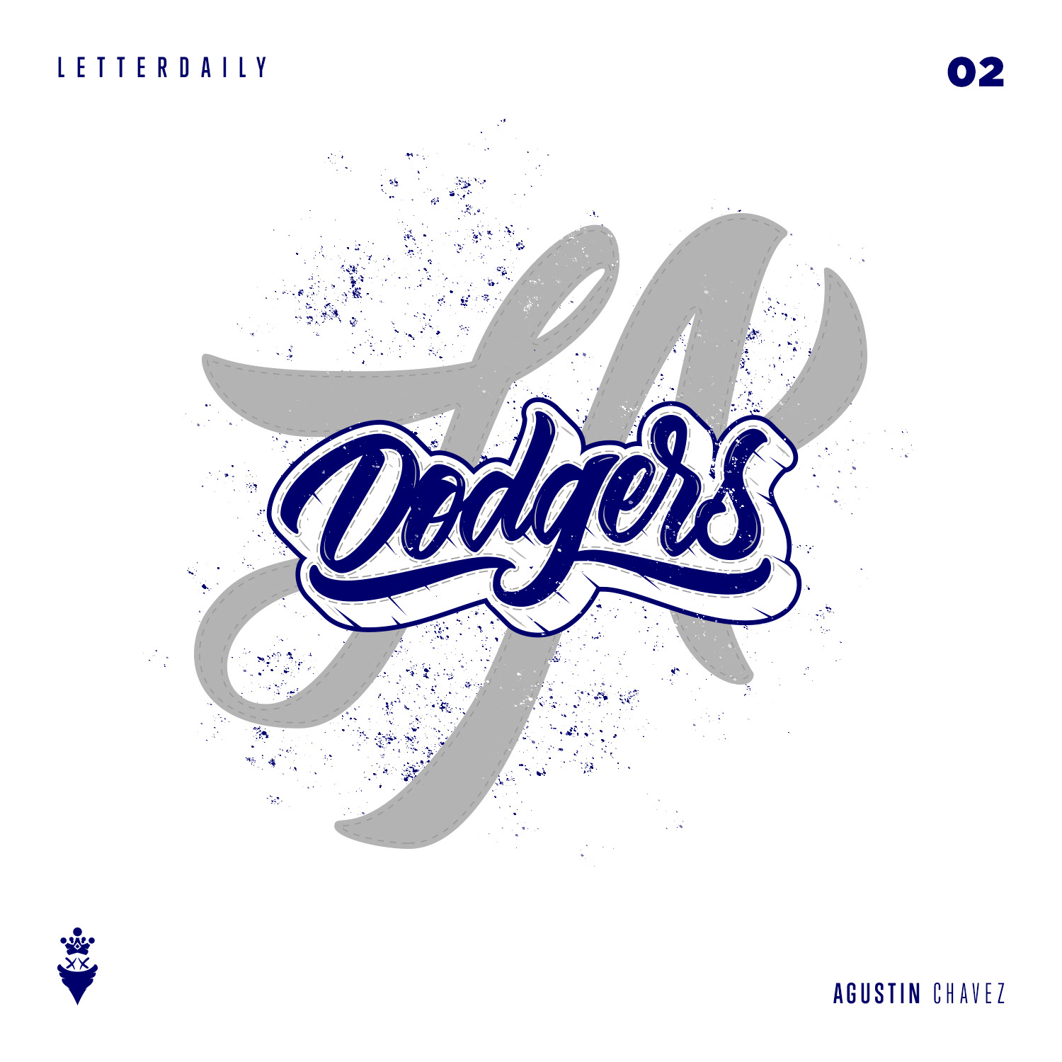 agustin chavez - 30 day Lettering Challenge. Week 1