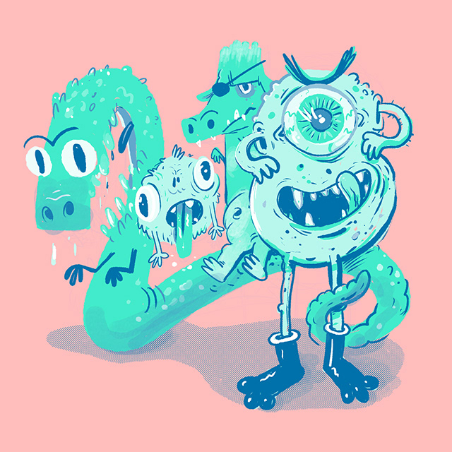 Nate Bear That Illustration Guy - Rick and Morty: Official Art Print