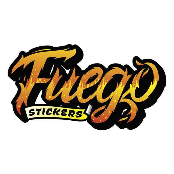 Schravin Graphic Arts - Fuego Stickers