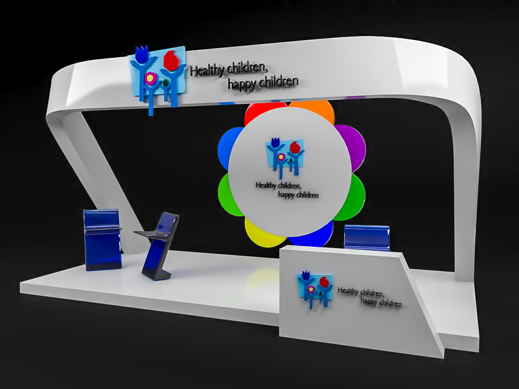 Mahmoud Ellithy - Healthy Children Booth design