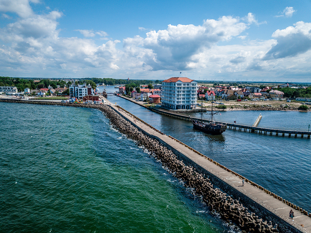 Portfolio DK-ART - The port and the sunset of Darłówek