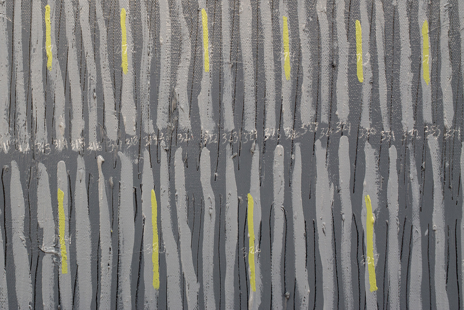 Damon Campagna's Portfolio - Three Containers of Vertical Marks