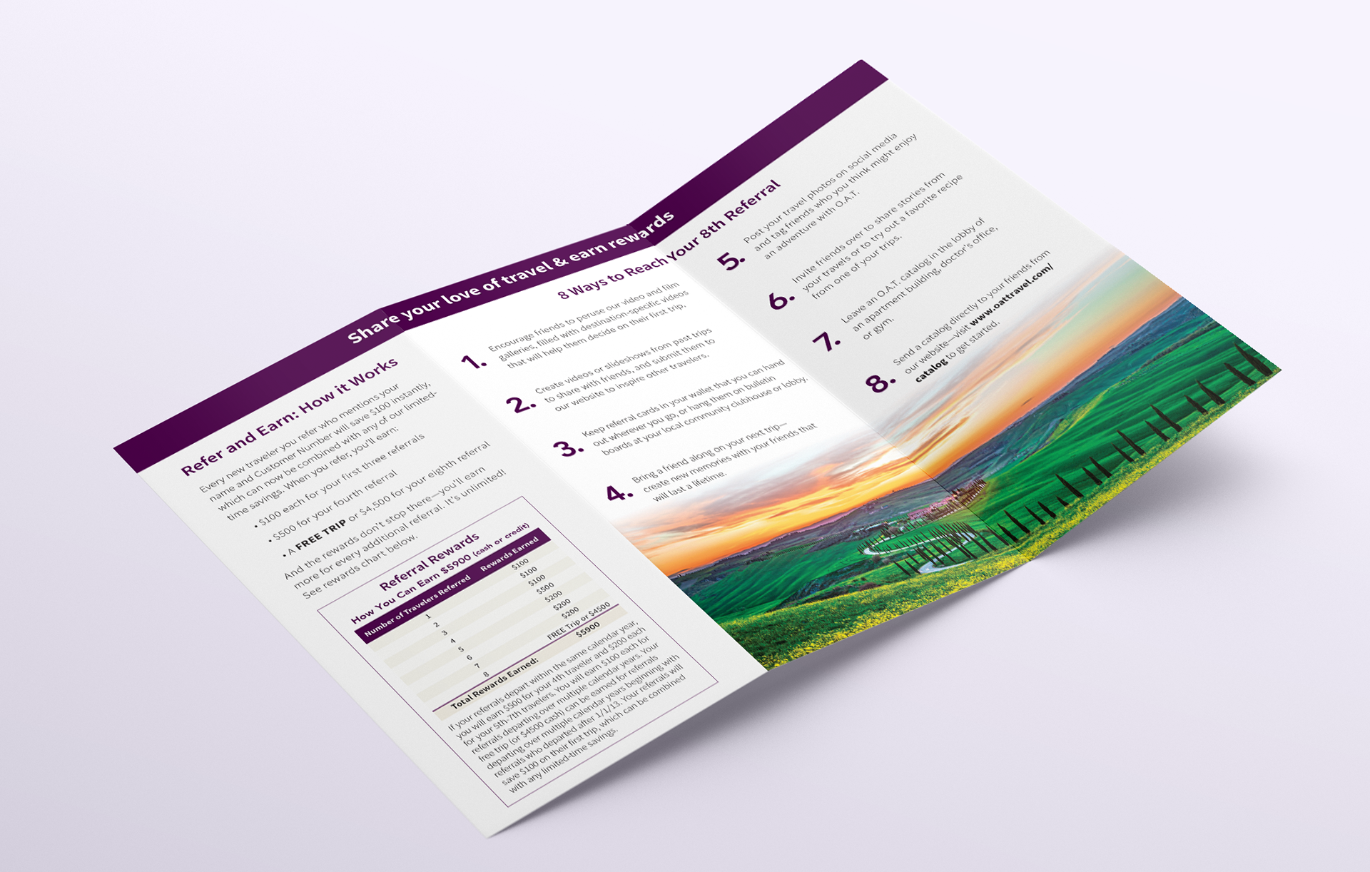 Kelsey Cabral Design - Three Panel Design for Map Mailer