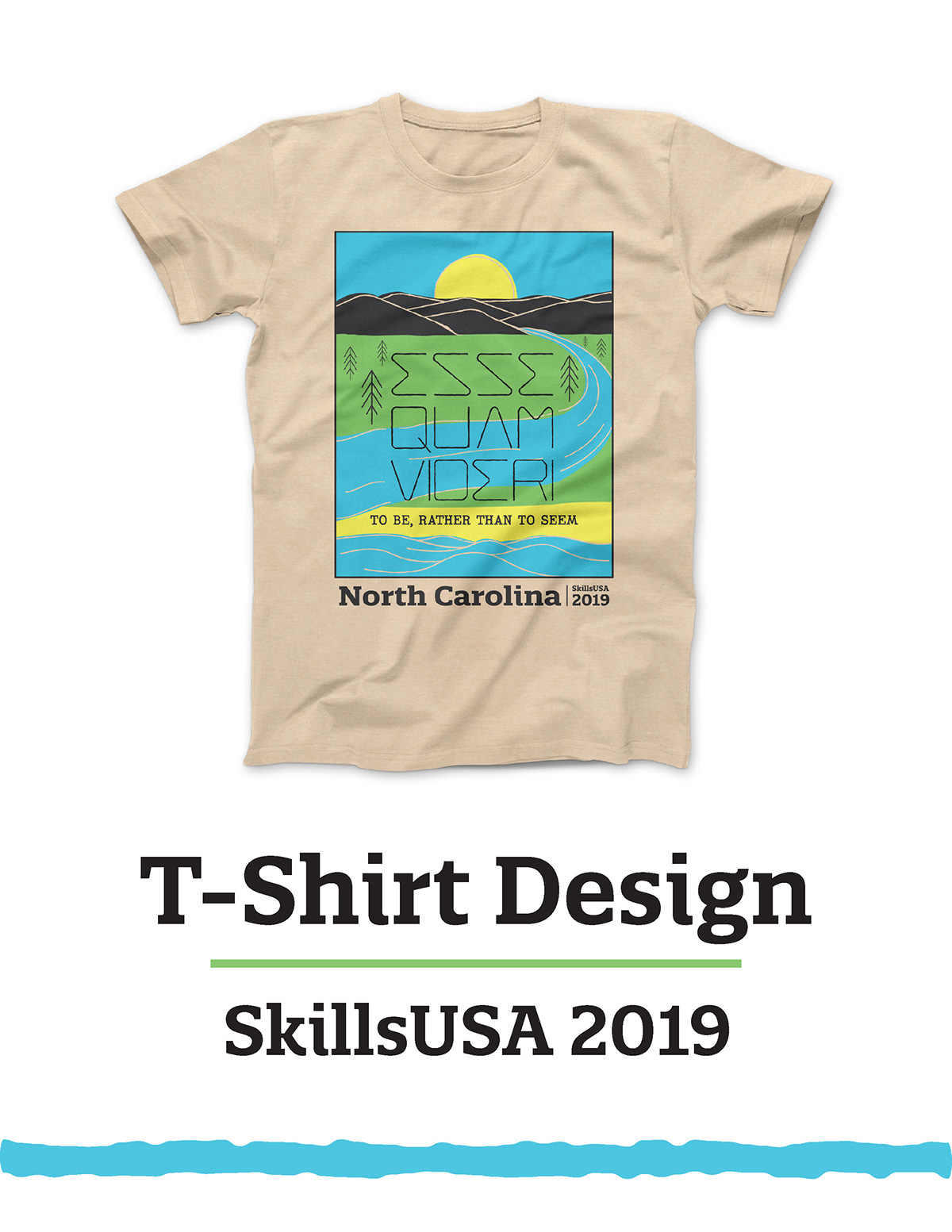 Aaron Tallman, Graphic Artist - SkillsUSA T-Shirt Design Contest ...