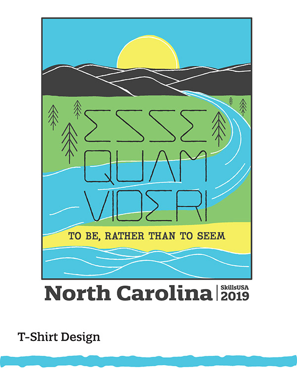 Aaron Tallman, Graphic Artist - SkillsUSA T-Shirt Design Contest ...