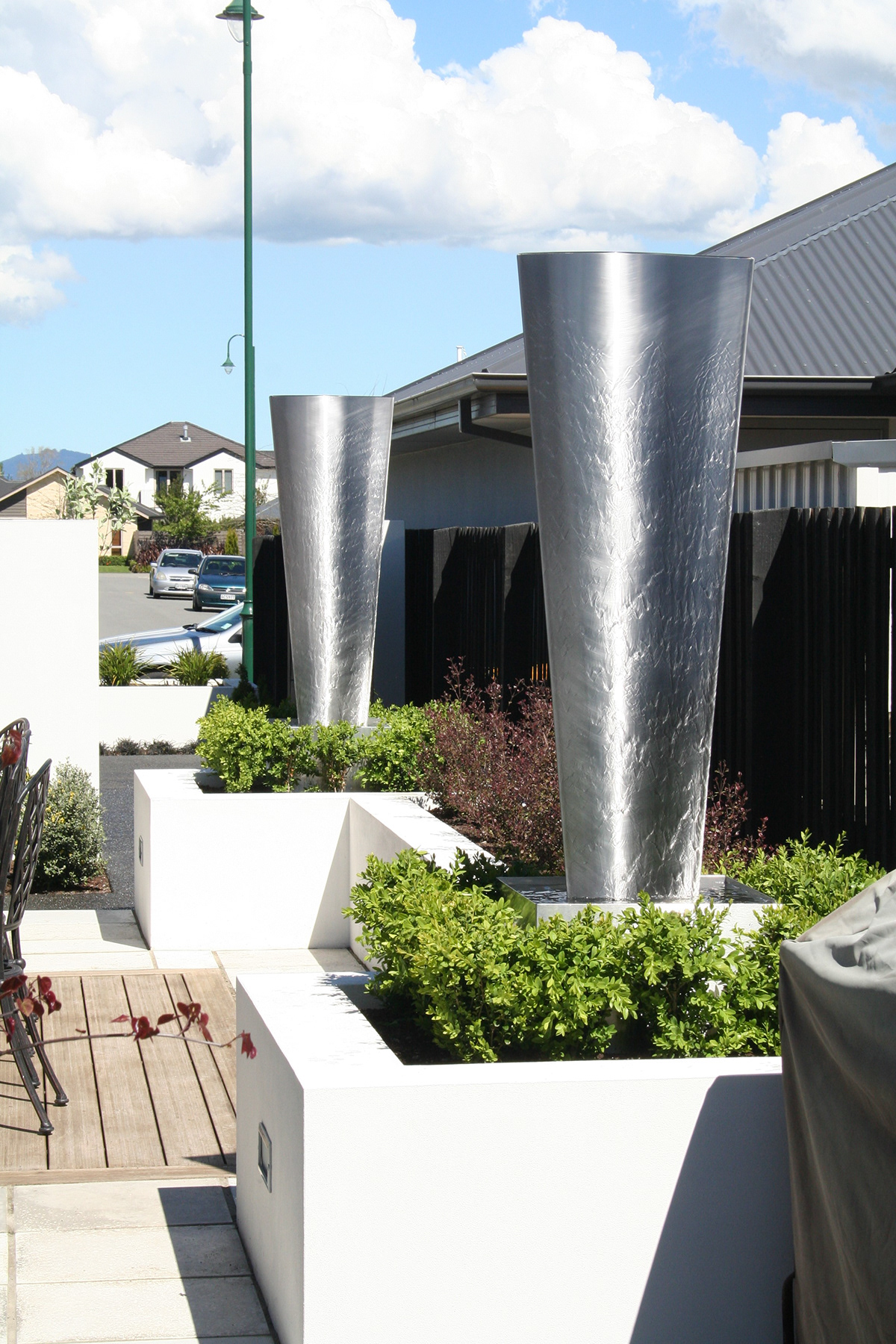 Contemporary Water Sculptures - Stainless Steel