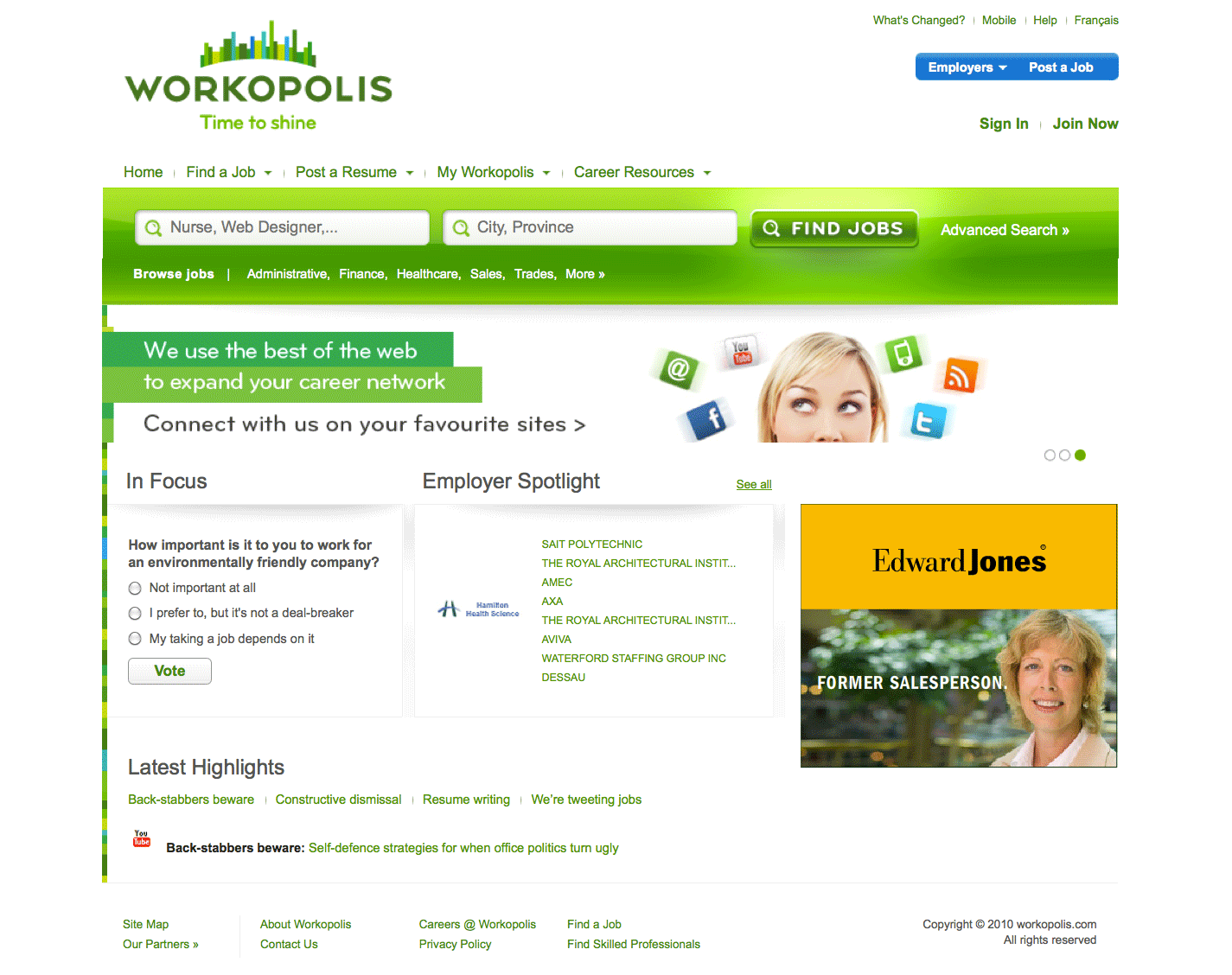 Welcome to Adam's Portfolio - Workopolis Canada