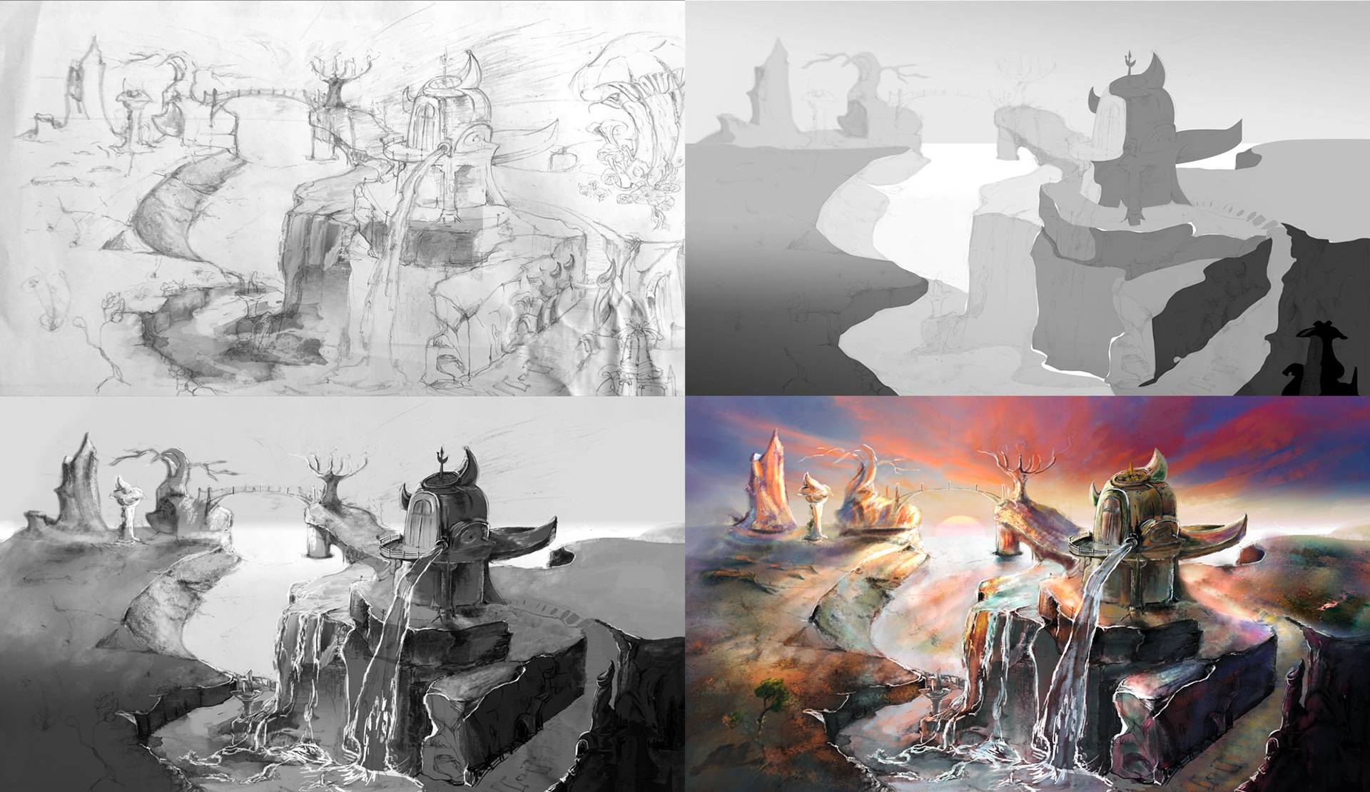 Brian Visual Art - Mayan Village