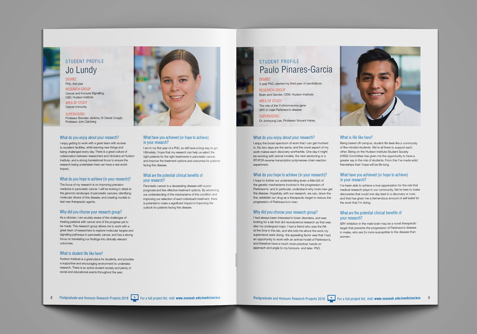 John Allen - Research Projects Brochure