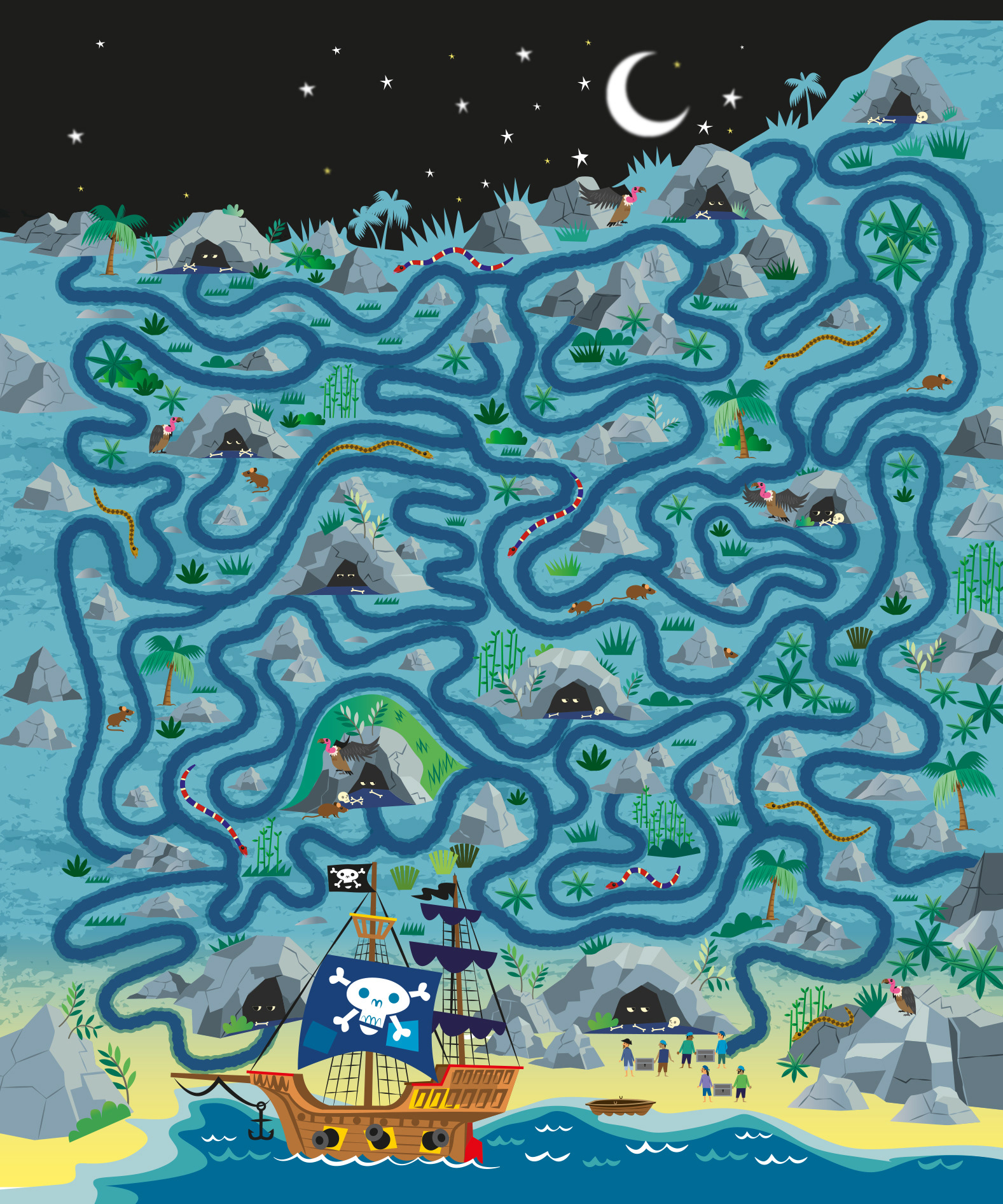 Mark Ruffle - Pirate maze - Usborne Publishing