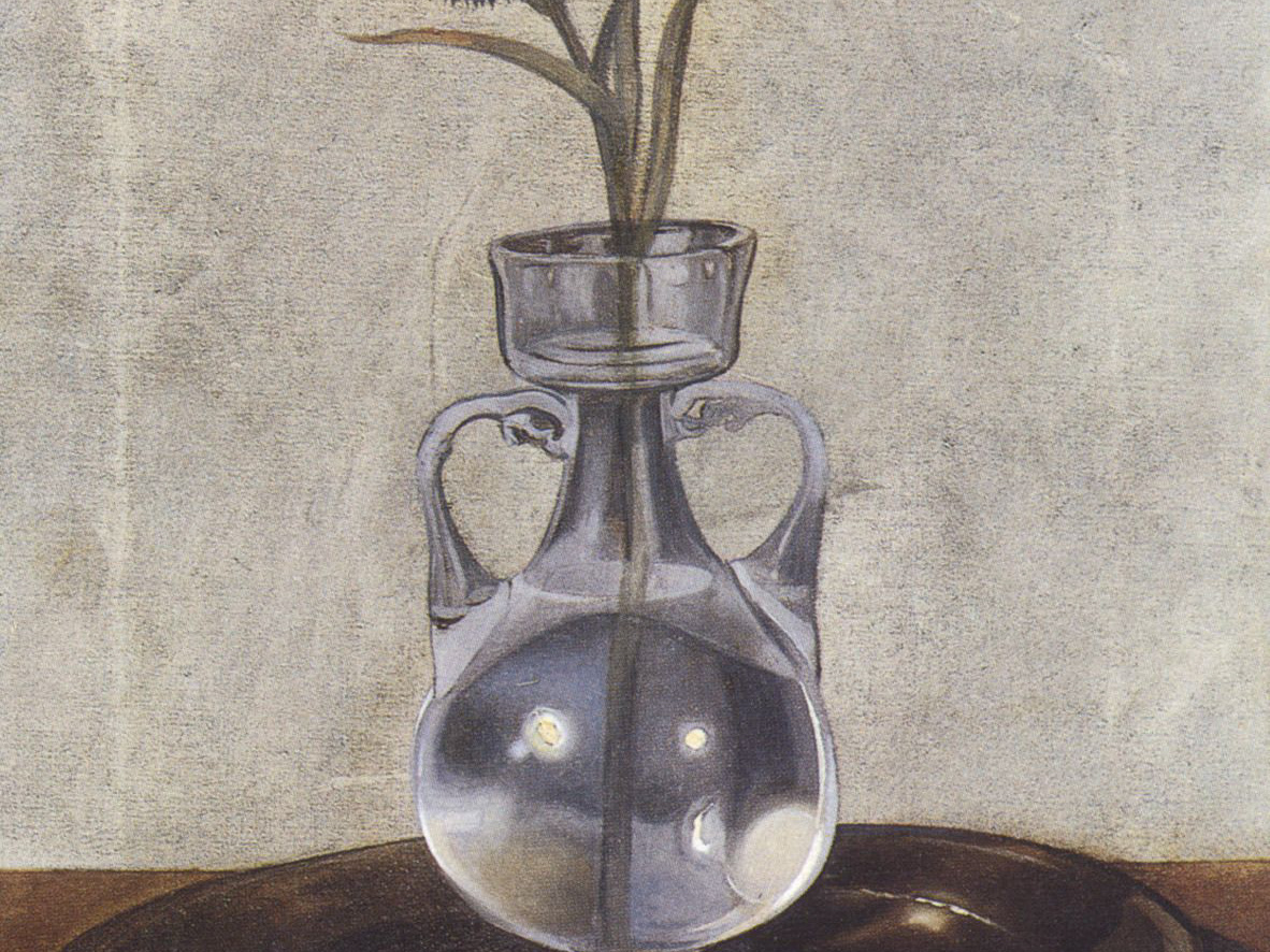 The Botanist Historian - The Vase of Cornflowers, Salvador Dali