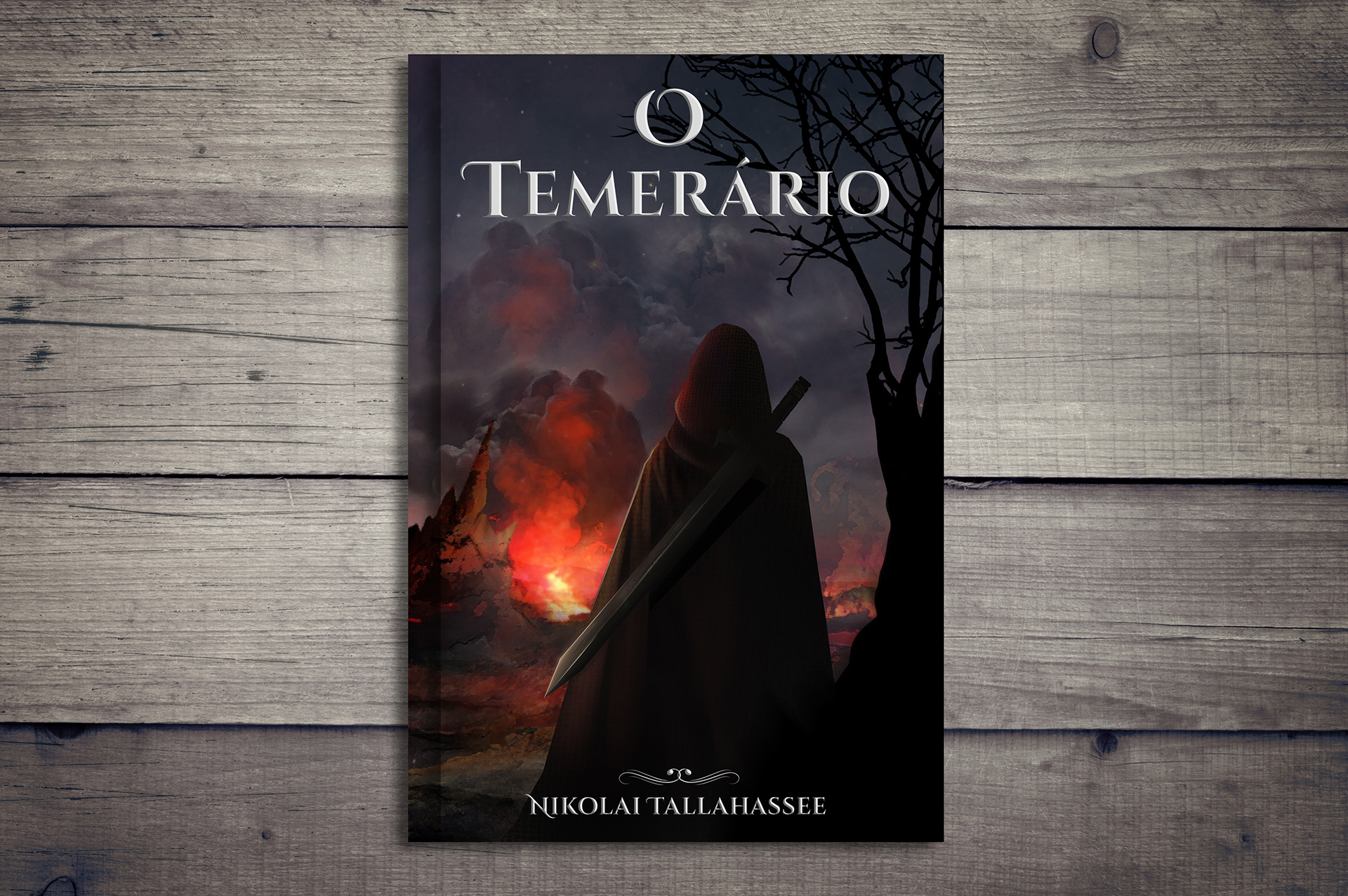 Luisa Cardoso - O Temerário Capa de Livro / Book Cover