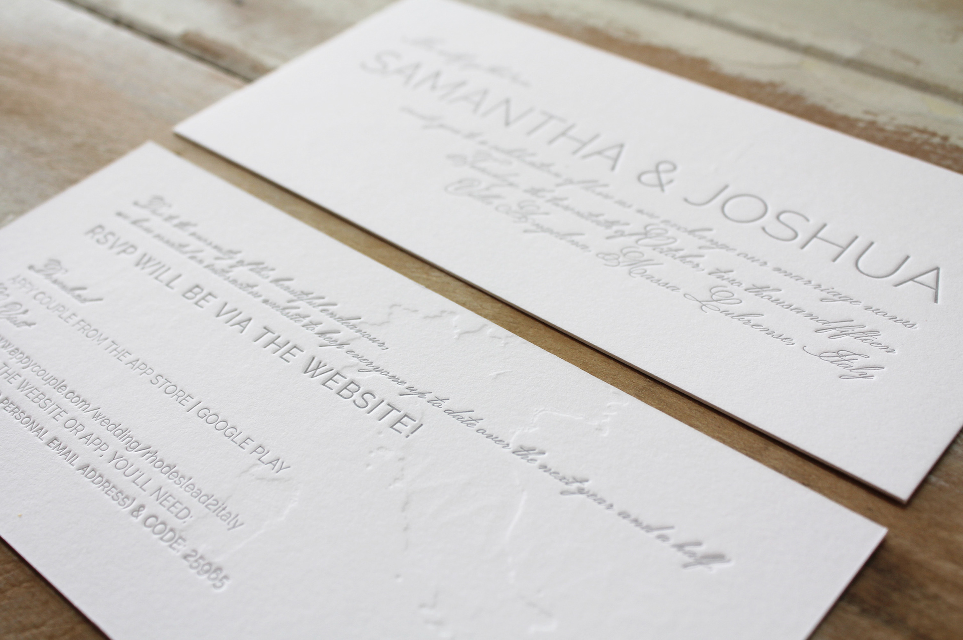 Georgia Mather - Various Letterpress Designs