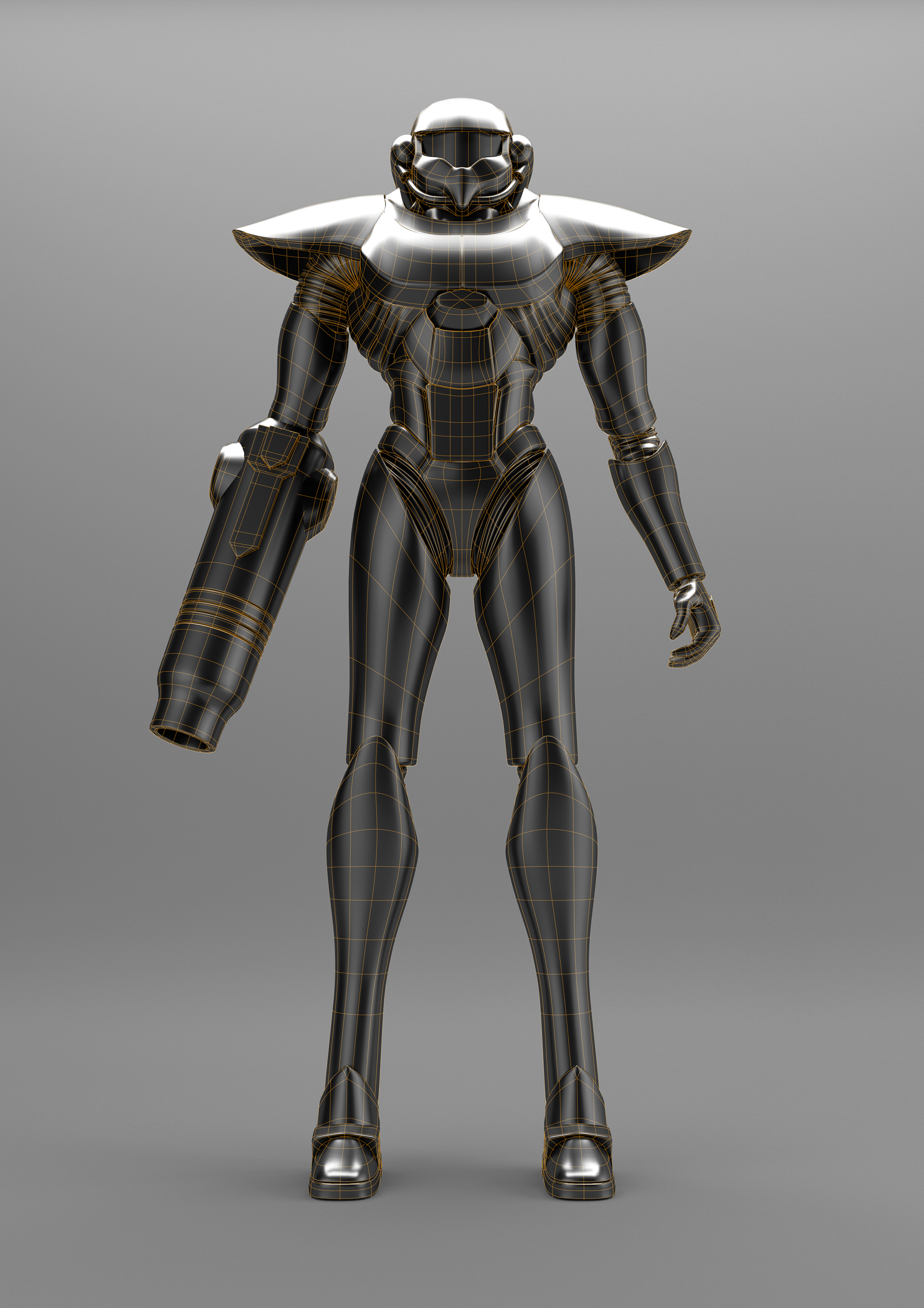 Mario L Garcia - Portfolio - Samus Aran (Model & Textures)