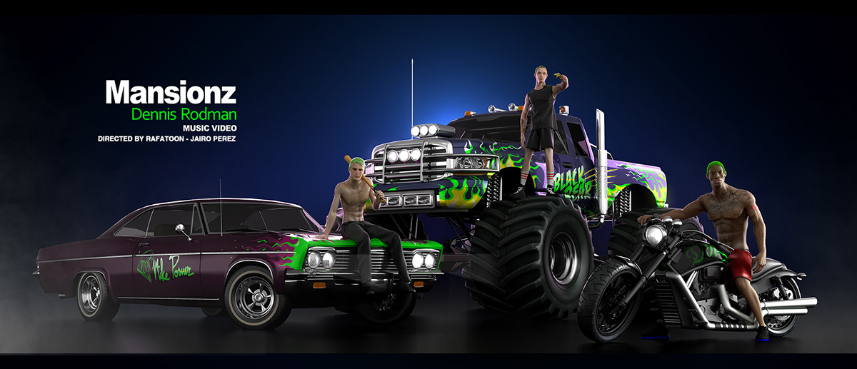 Rafatoon - Mansionz - Dennis Rodman (Official Music Video)