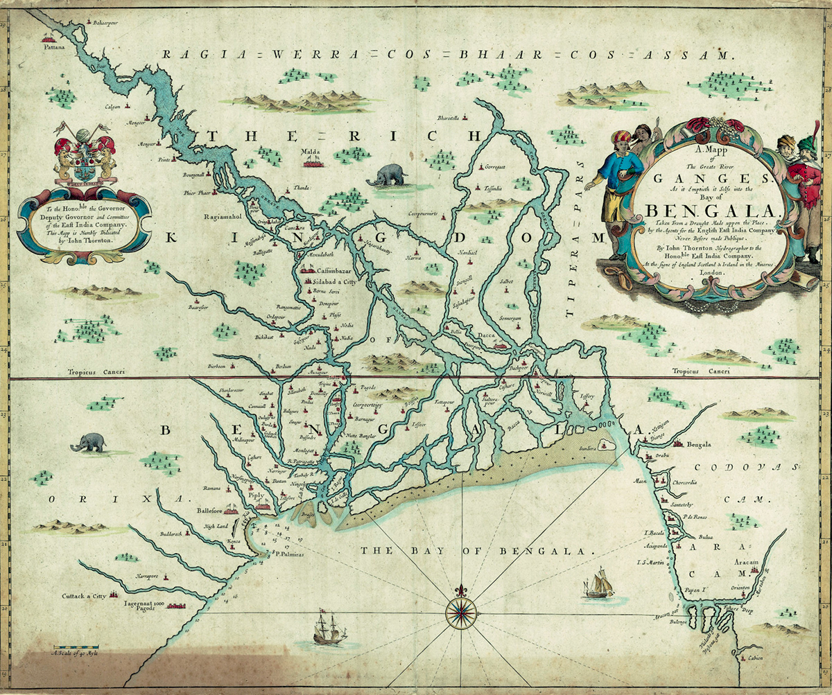 Mapping Bengal - EARLIEST EIC MAP