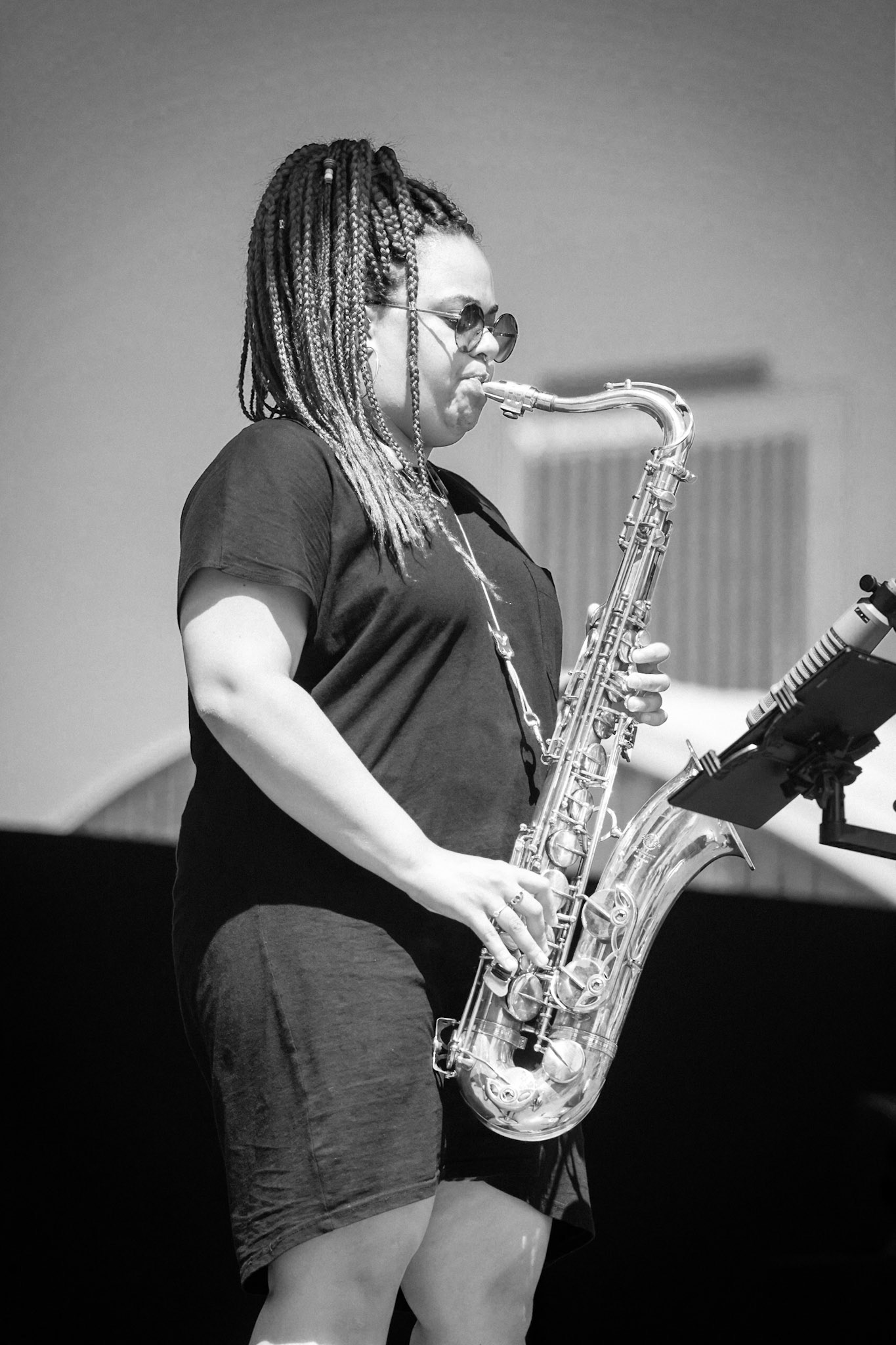 Photos-Livemusic - Theon Cross Trio - La Défense Jazz Fesival