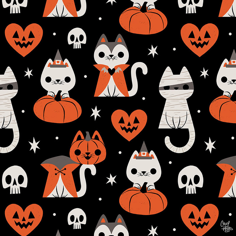 caley hicks - Halloween Kitties