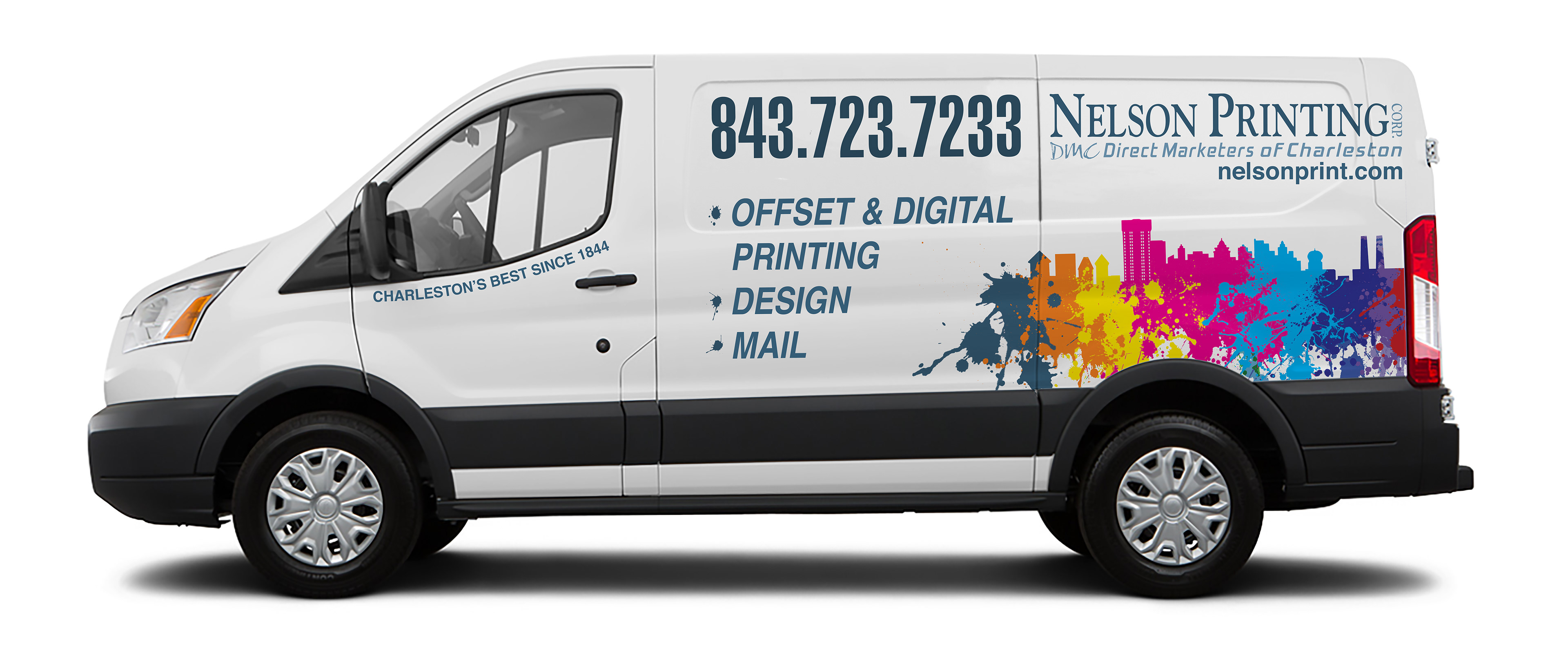 DesignbyJoe - NELSON PRINTING VAN WRAP