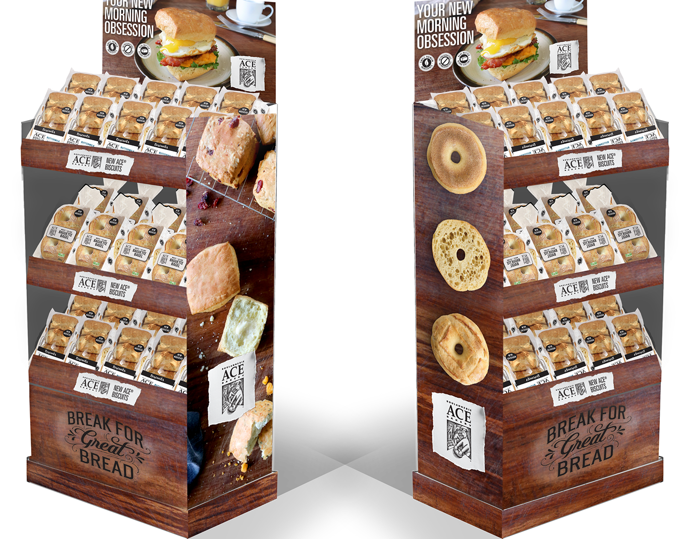 Alasdair Hall - ACE Biscuits Corrugate Display