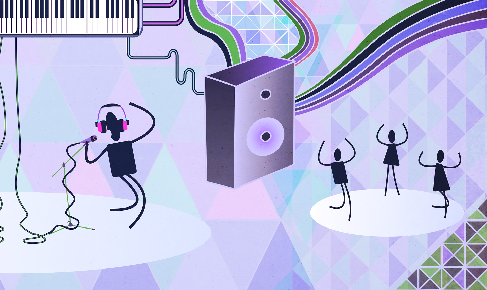 James Sandifer Illustration & Animation - Music Work Illustration