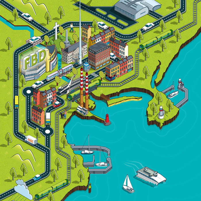 Rod Hunt / Illustration and Illustrated Maps - Map Illustrator ...