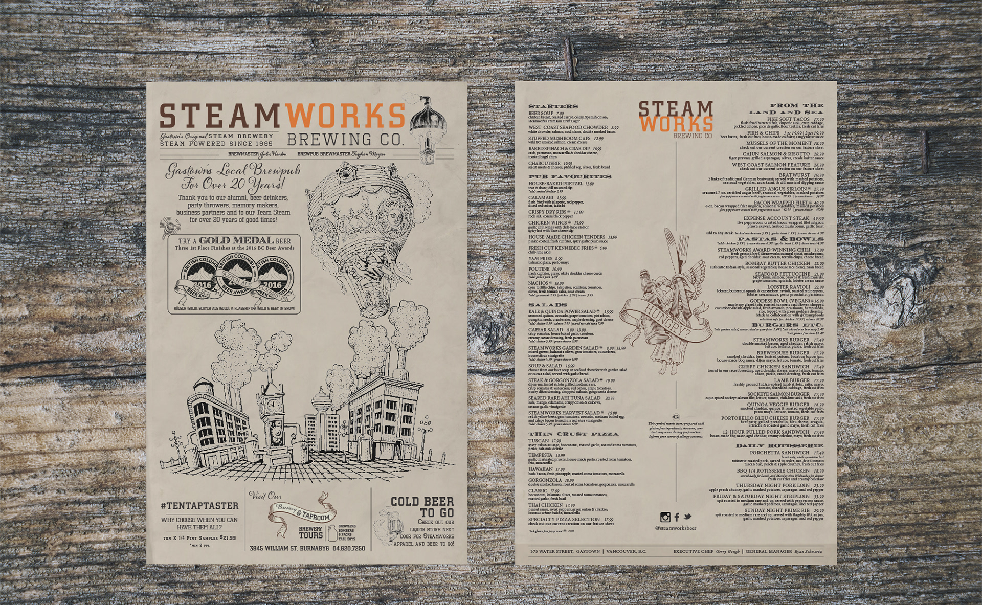 Emmaline McVeigh - STEAMWORKS MENUS