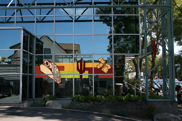 Lindsay Lush - Taco Time Mural