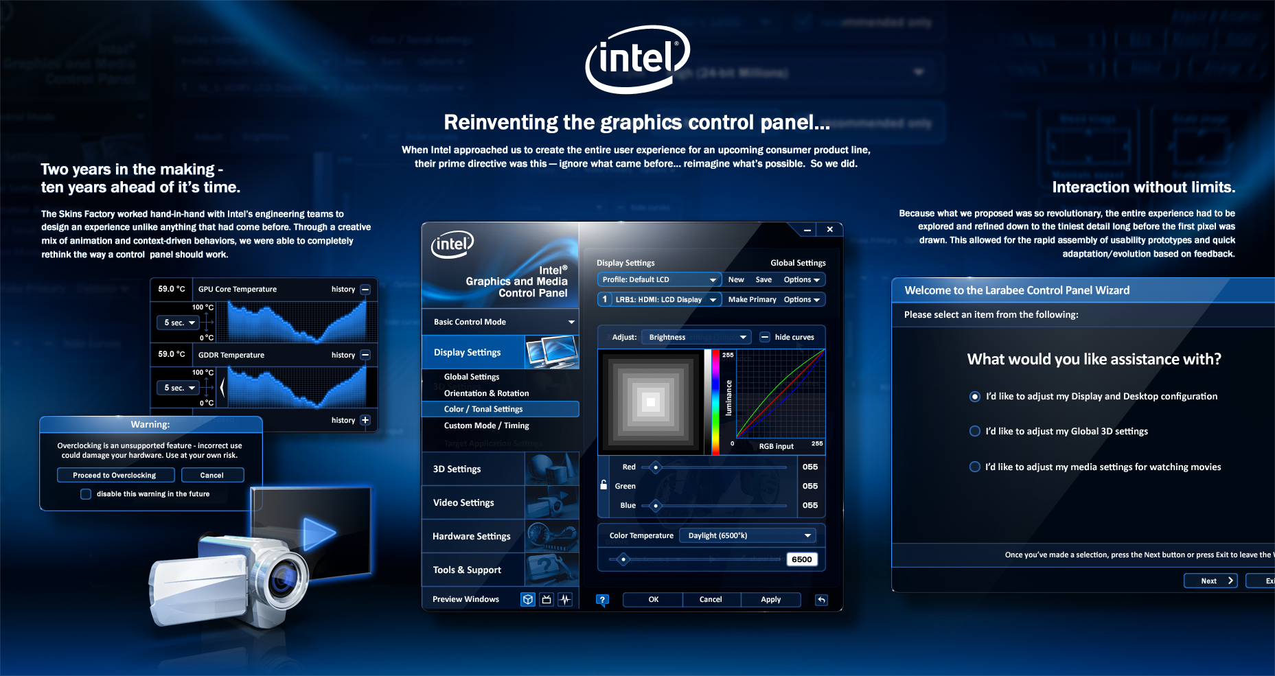 The Skins Factory, the World's Premier UX/UI Design Studio - Intel ... The Skins Factory, the World's Premier UX/UI Design Studio - Intel ...