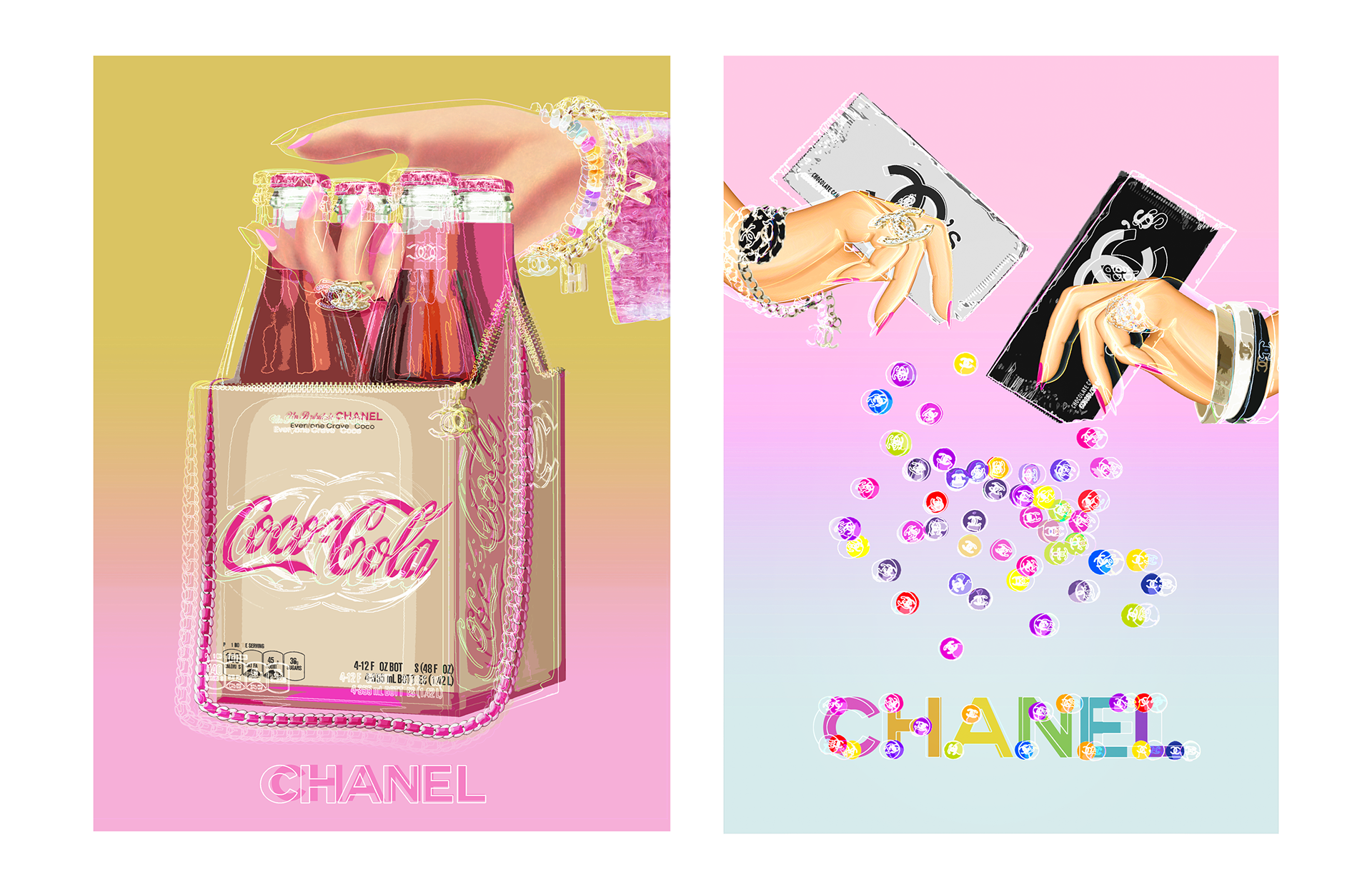 Natalie's Fashion Design Portfolio - Chanel Sweets